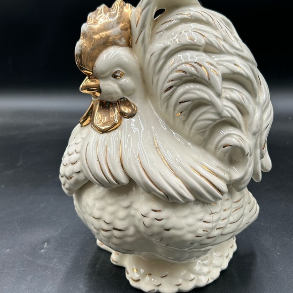 Kitchen | Atlantic Mold Chicken Rooster Cookie Jar Ceramic Rooster With ...